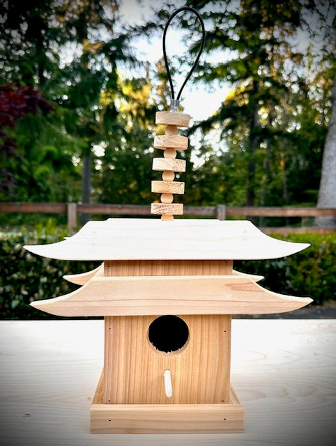 Jinja Asian Style Bird House – Ganeko's Garden & Woodworks